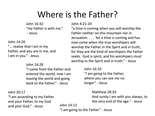 Jesus is the one and only God | PPT