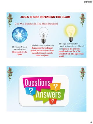 Jesus is God: Defending the Claim | PDF