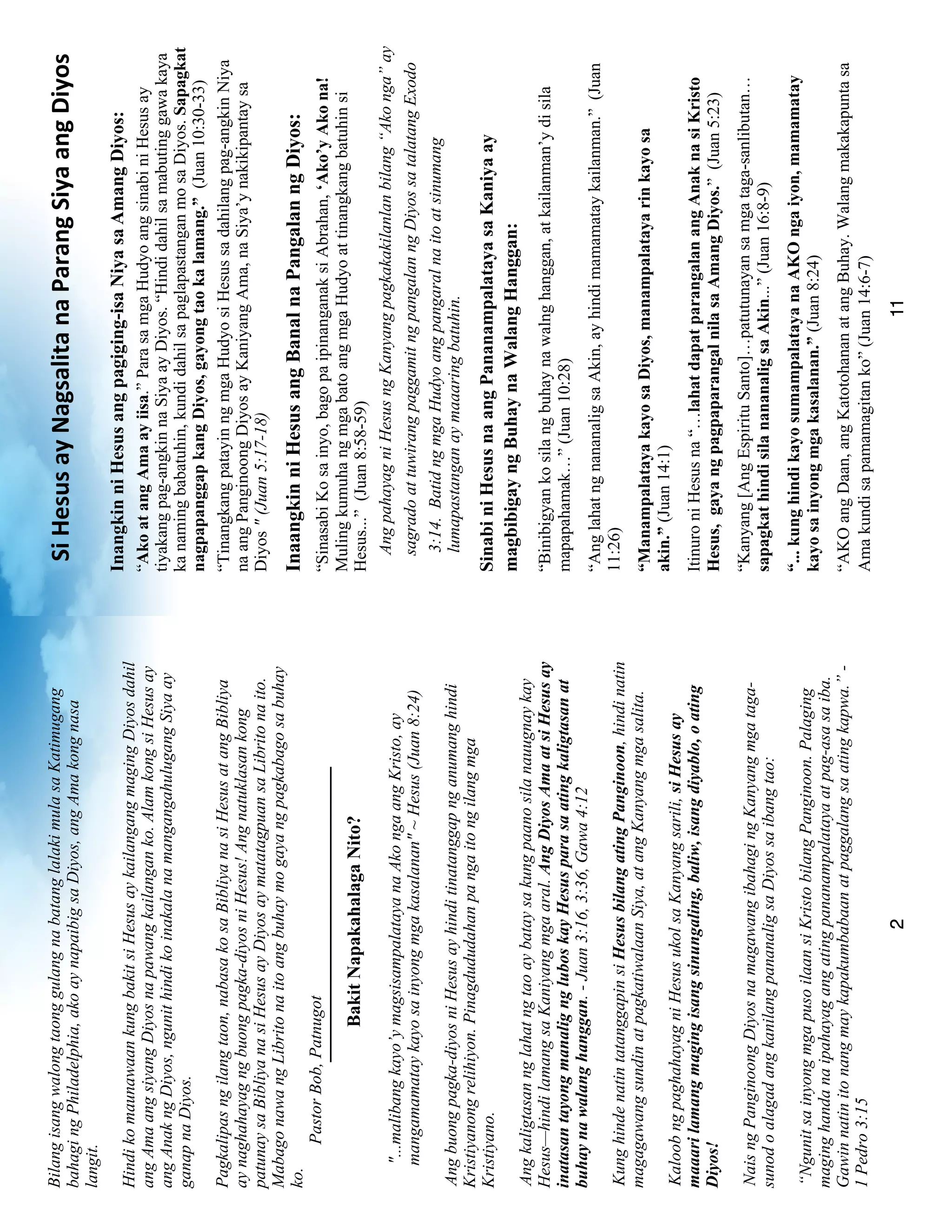 Jesus is God: The Biblical Proof (Tagalog) (Si Hesus ay Diyos: Ang ...