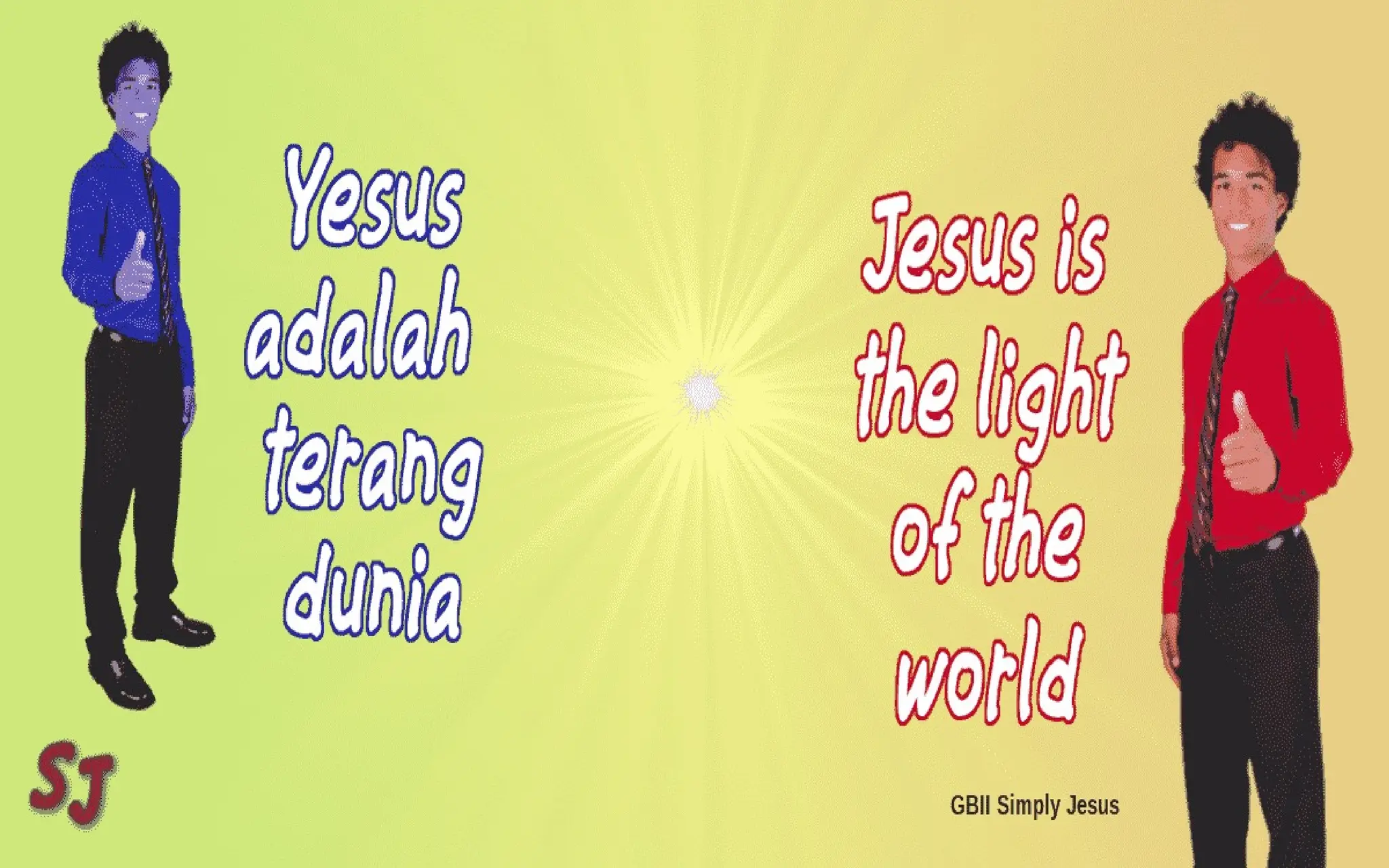 Jesus the light of the world / Yesus terang dunia | PPT