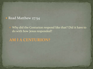 Jesus last week | PPTX