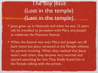 Jesus' life | PPT