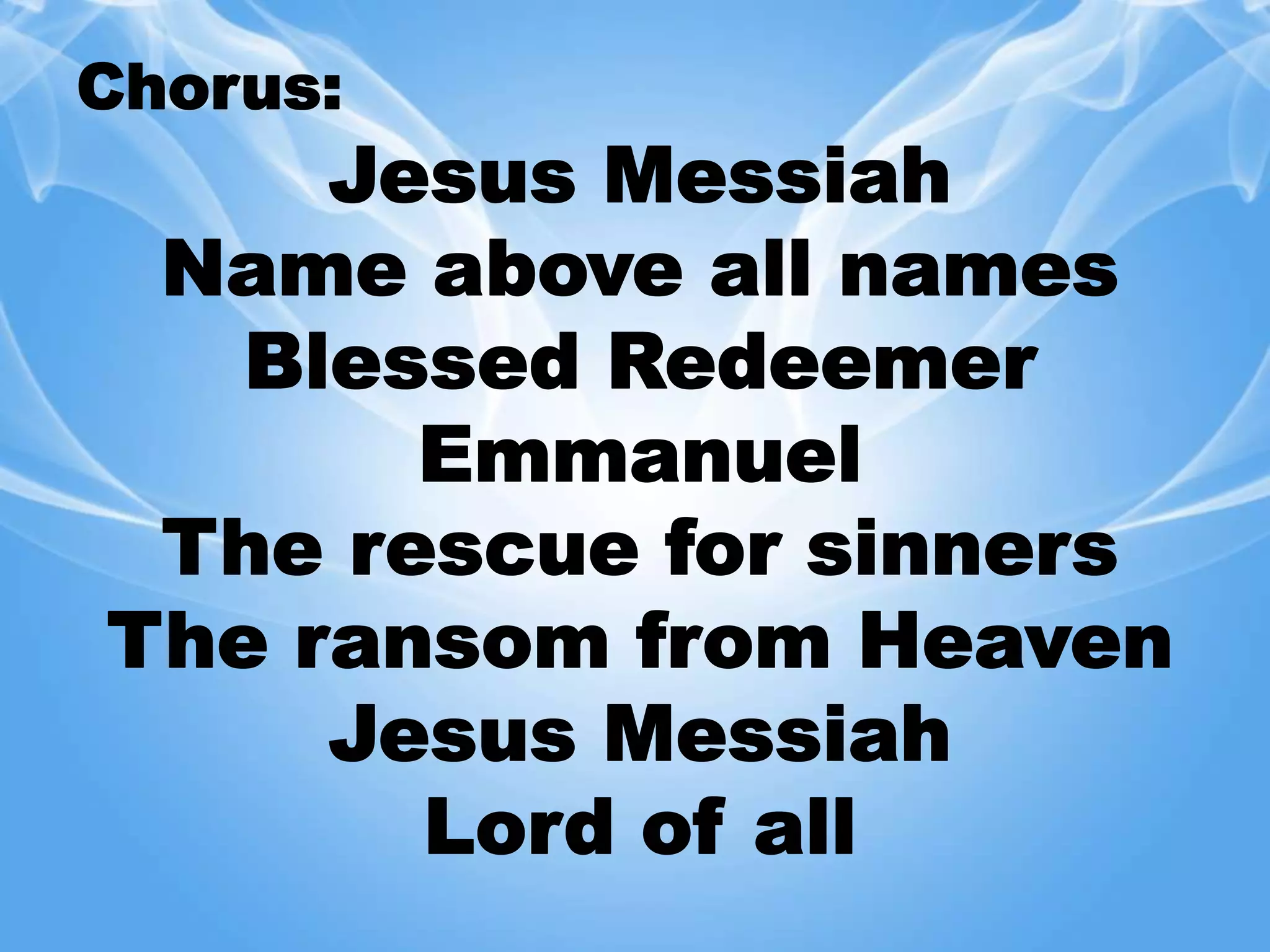 Jesus Messiah | PPTX