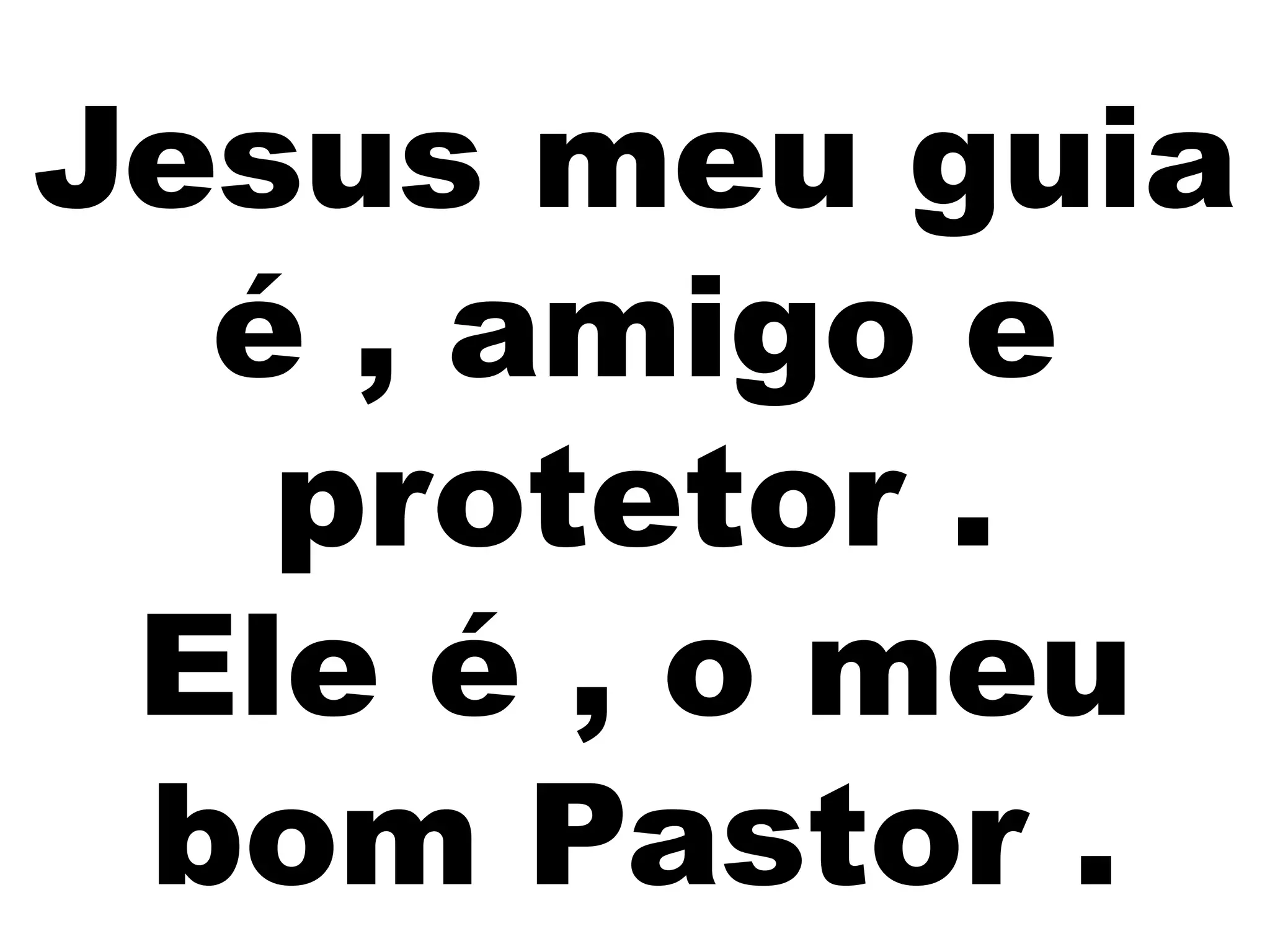 Jesus meu guia é | PPTX