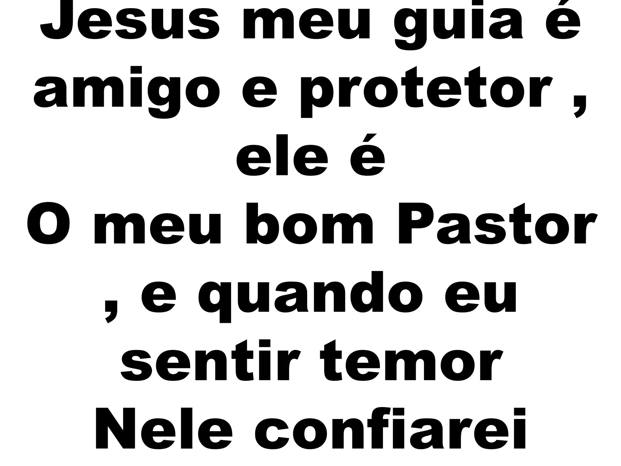 Jesus meu guia é | PPTX