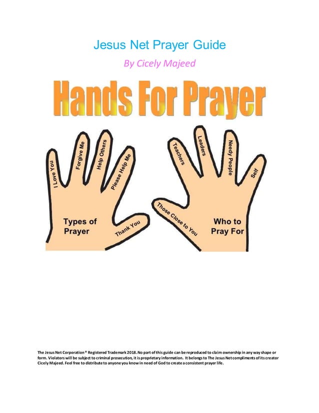 Jesus Net Prayer Guide | PDF