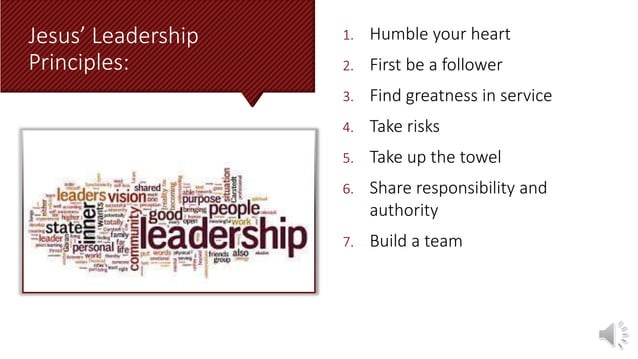 Jesus on leadership | PPTX | Christianity | Religion & Spirituality