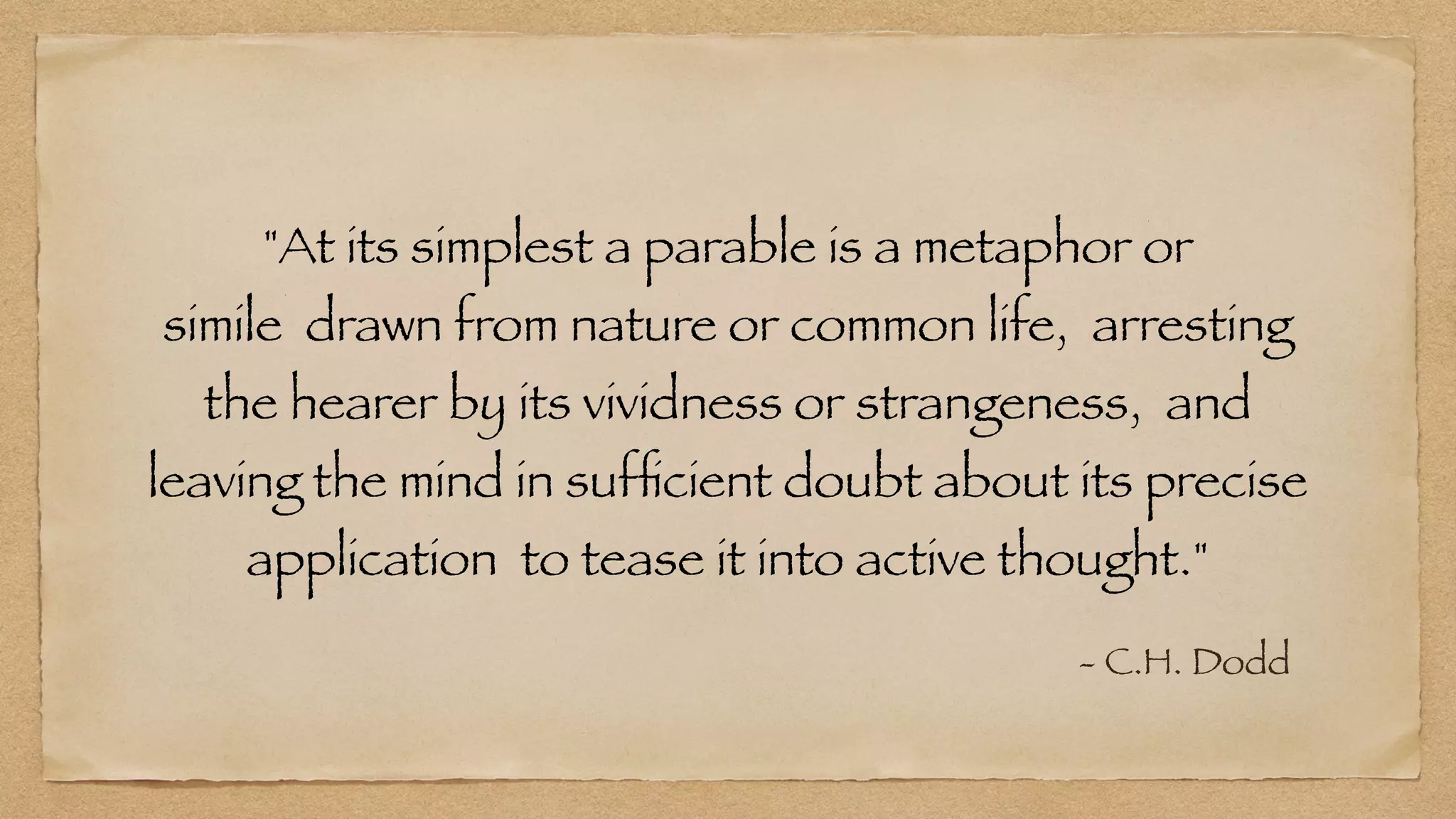 Introduction to the Parables of Jesus | PDF