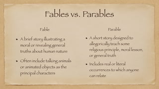 Introduction to the Parables of Jesus | PDF