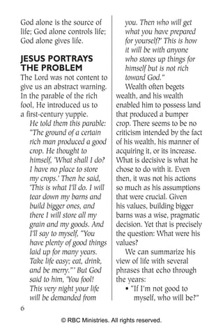 Jesusparablesaboutmoney 12737974976907-phpapp02 | PDF