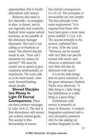 Jesus Parables About Money Pdf