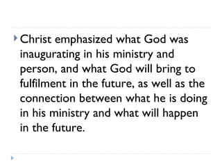 Jesus’ proclamation of the kingdom of god (1) | PPT