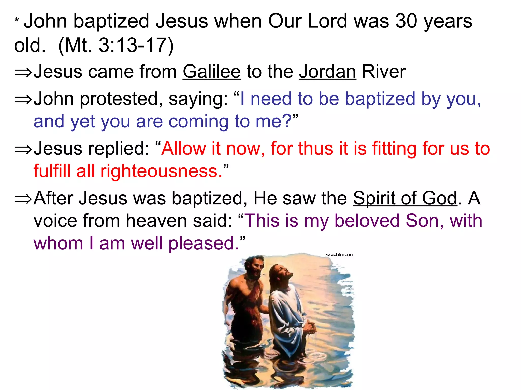 Jesus’ public ministry | PPT