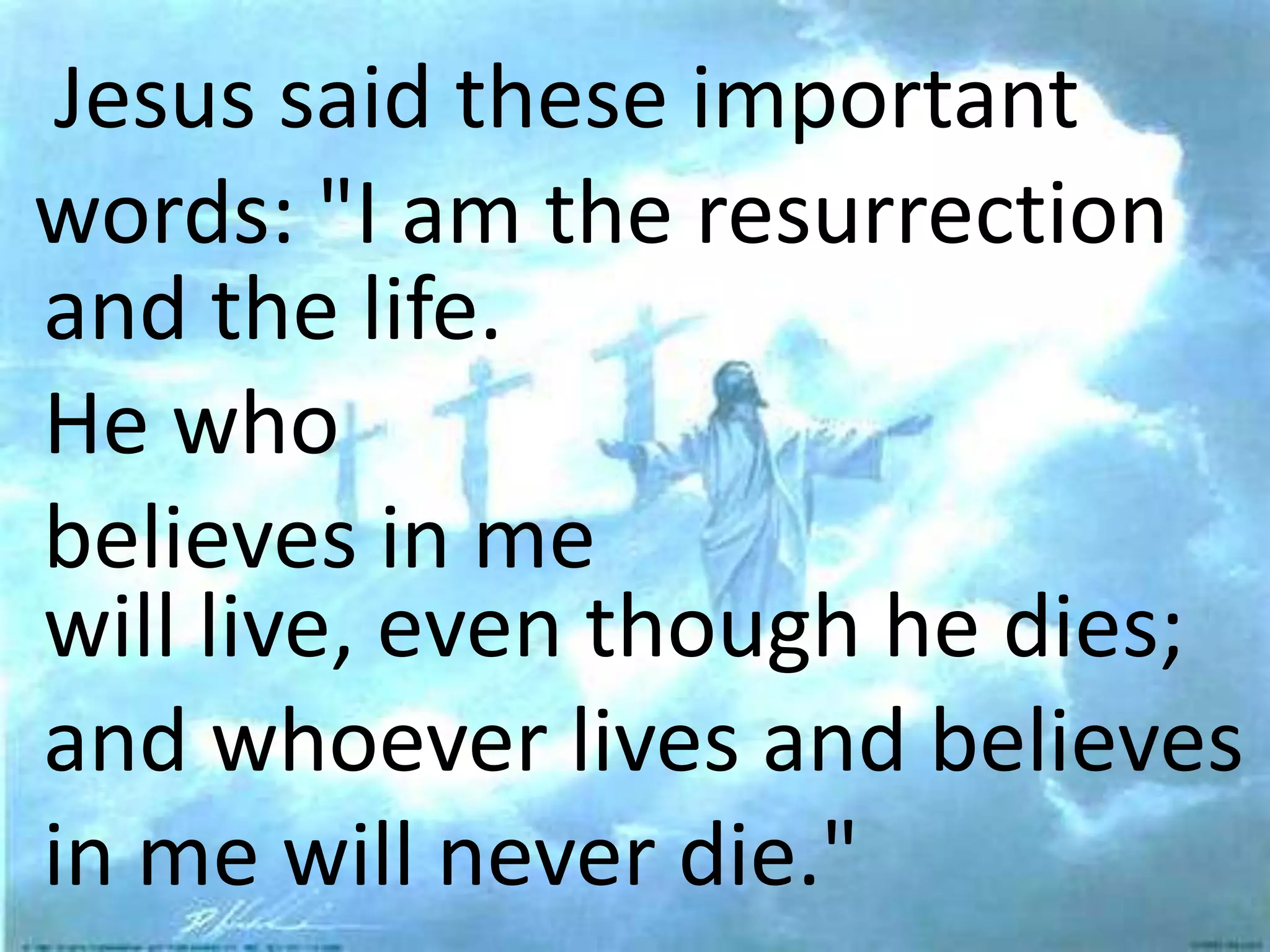 Jesus raises lazarus | PPTX