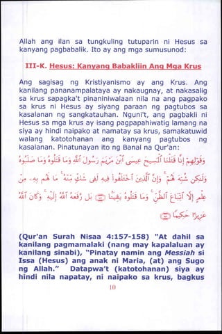 Jesus return to earth tagalog | PDF