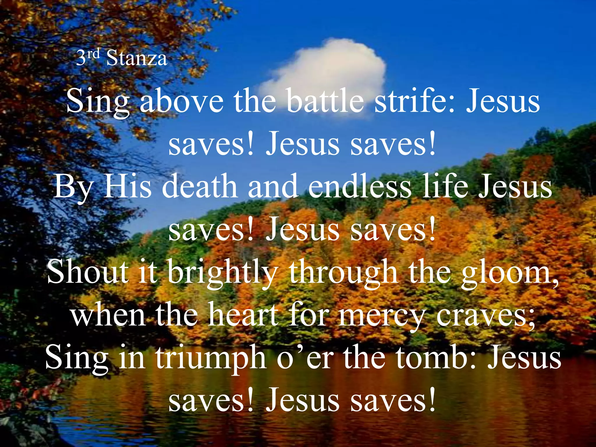 Jesus Saves | PPTX