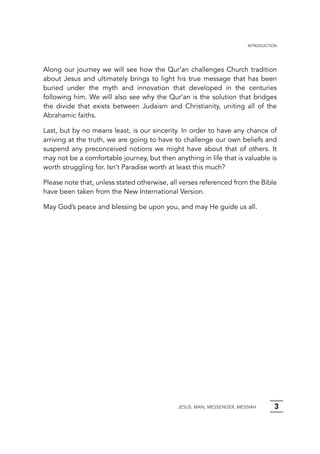 Jesus Man Messenger Messiah by Abu Zakariya | PDF