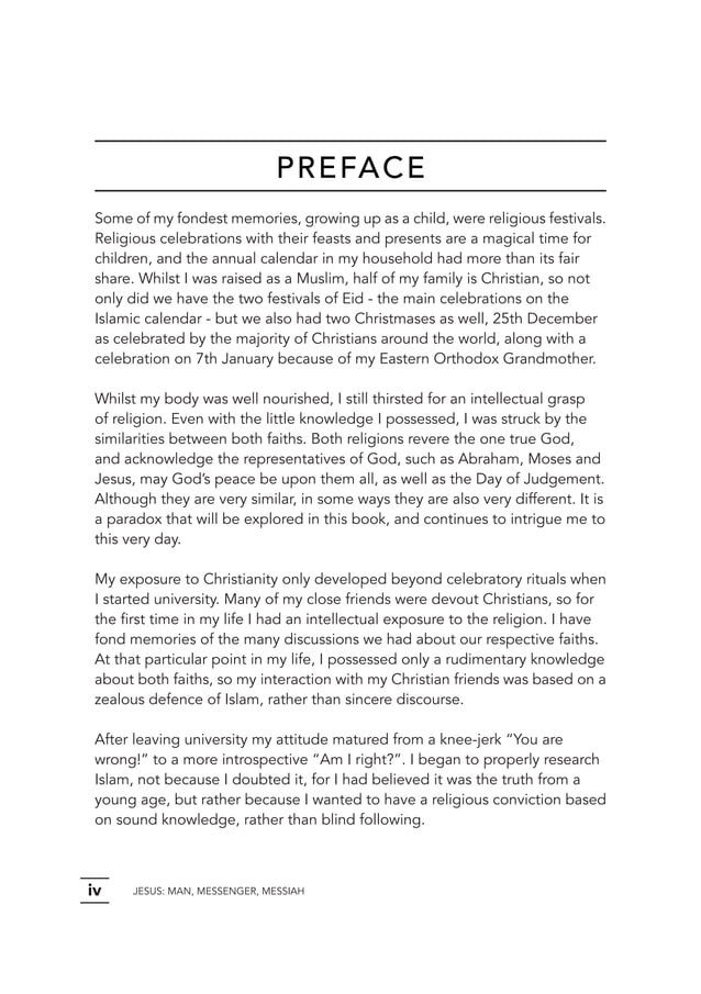 Jesus Man Messenger Messiah by Abu Zakariya | PDF | Islam | Religion ...