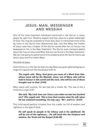 Jesus Man Messenger Messiah by Abu Zakariya | PDF