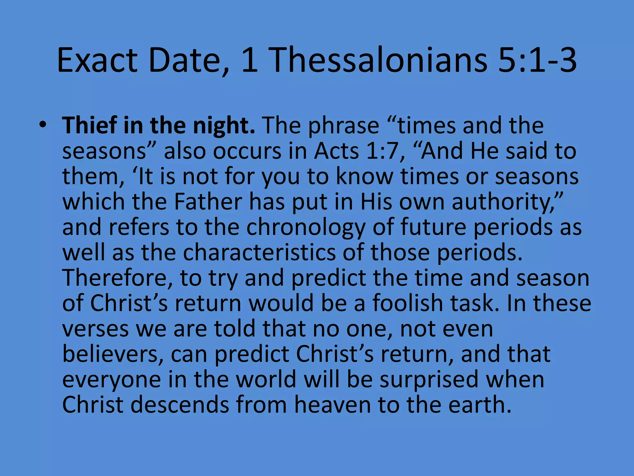 Jesus’ Second Coming | PPTX