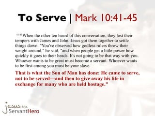 Jesus Servant Intro | PPT | Christianity | Religion & Spirituality