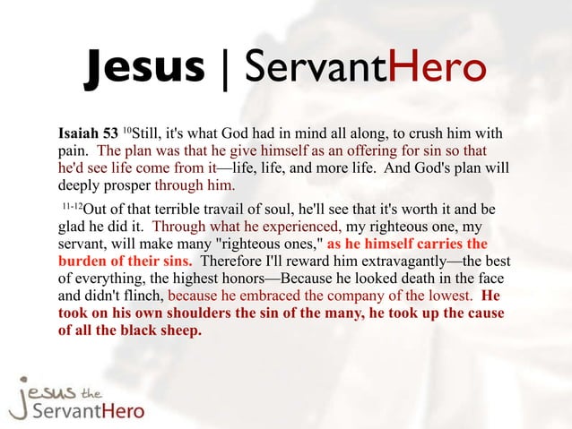 Jesus Servant Intro | PPT