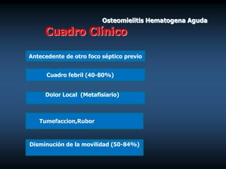 Artritis séptica y osteomielitis | PPTX