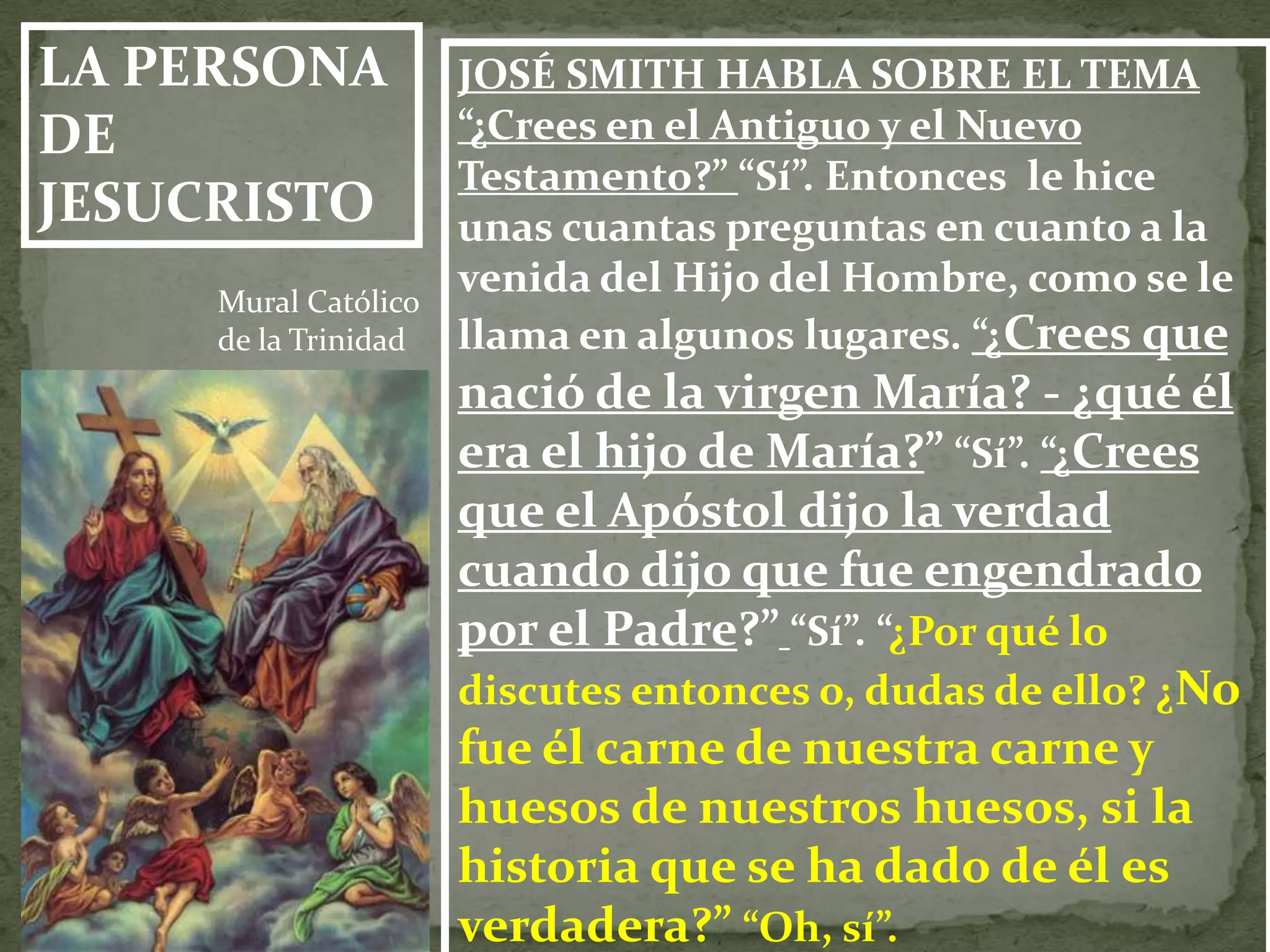 Jesus the Christ in SPANISH | PPTX | Christianity | Religion & Spirituality