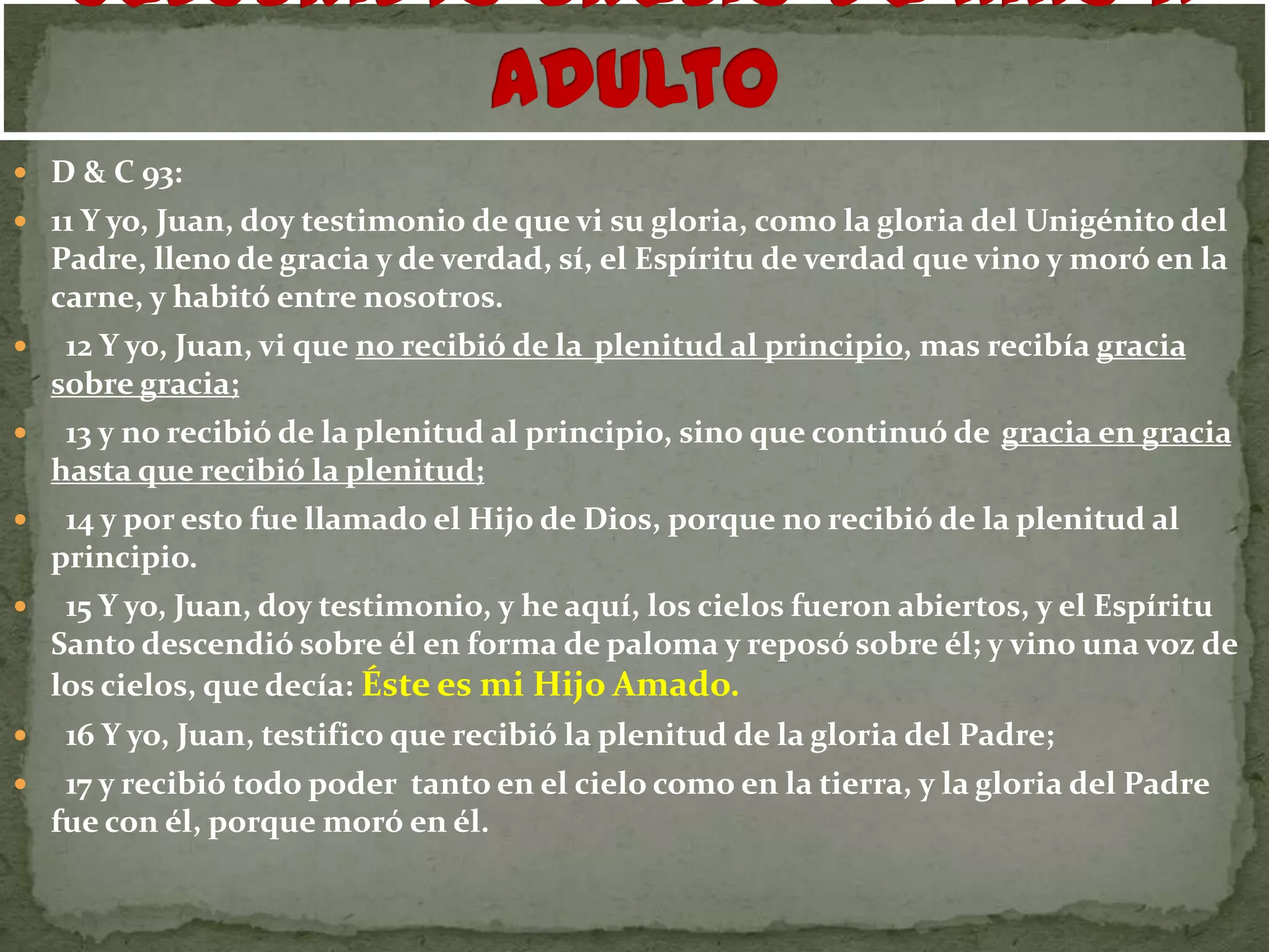 Jesus the Christ in SPANISH | PPTX | Christianity | Religion & Spirituality