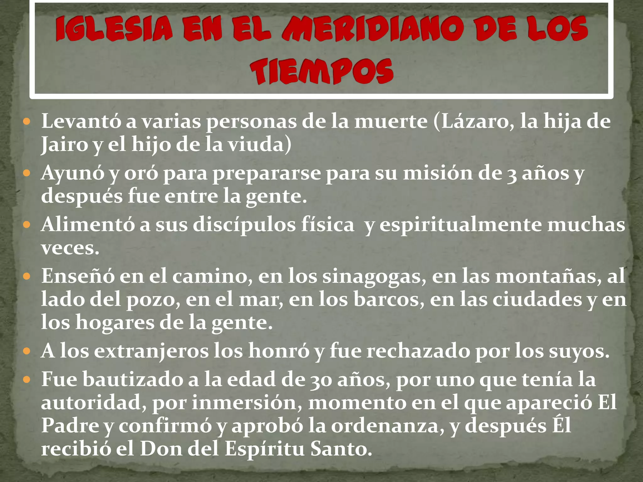 Jesus the Christ in SPANISH | PPTX | Christianity | Religion & Spirituality
