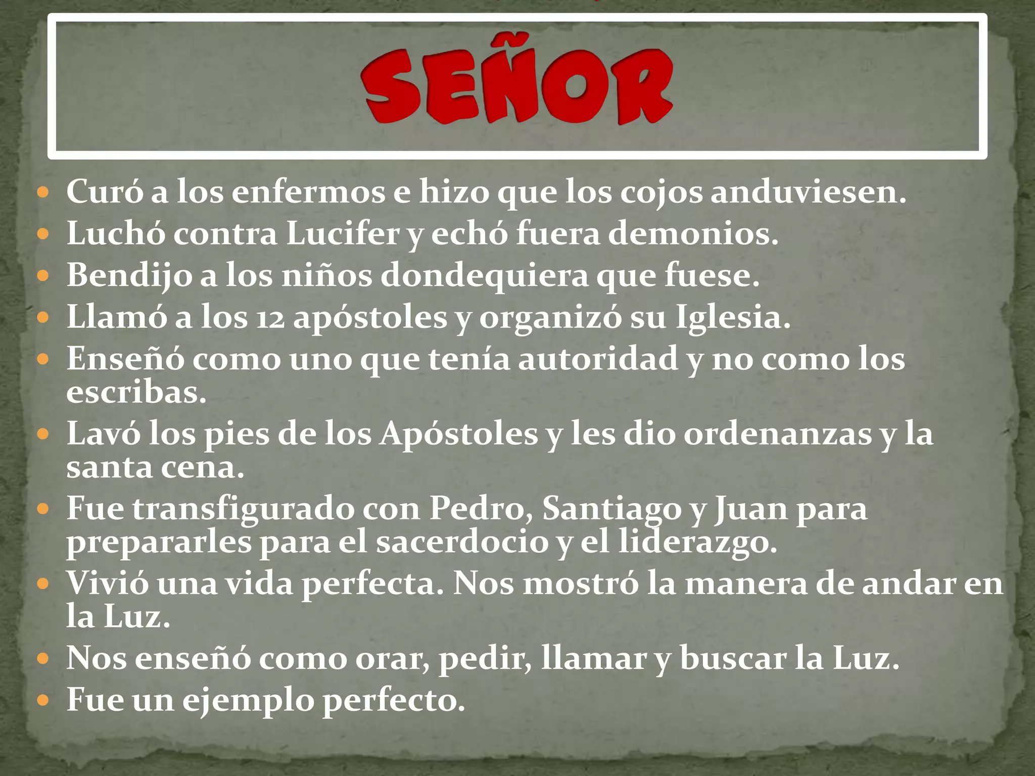 Jesus the Christ in SPANISH | PPTX | Christianity | Religion & Spirituality