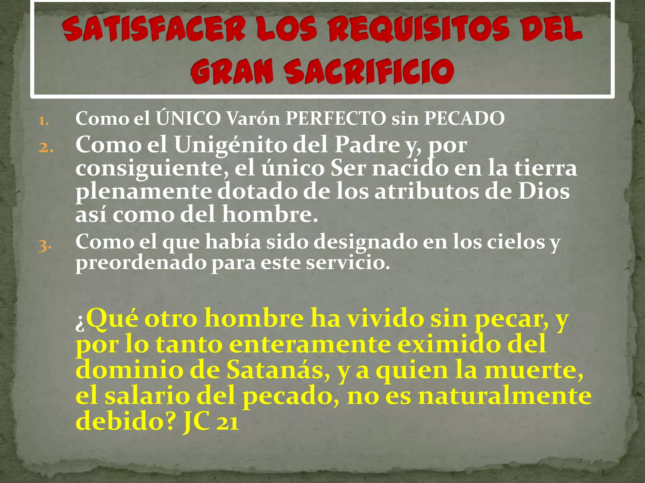 Jesus the Christ in SPANISH | PPTX | Christianity | Religion & Spirituality