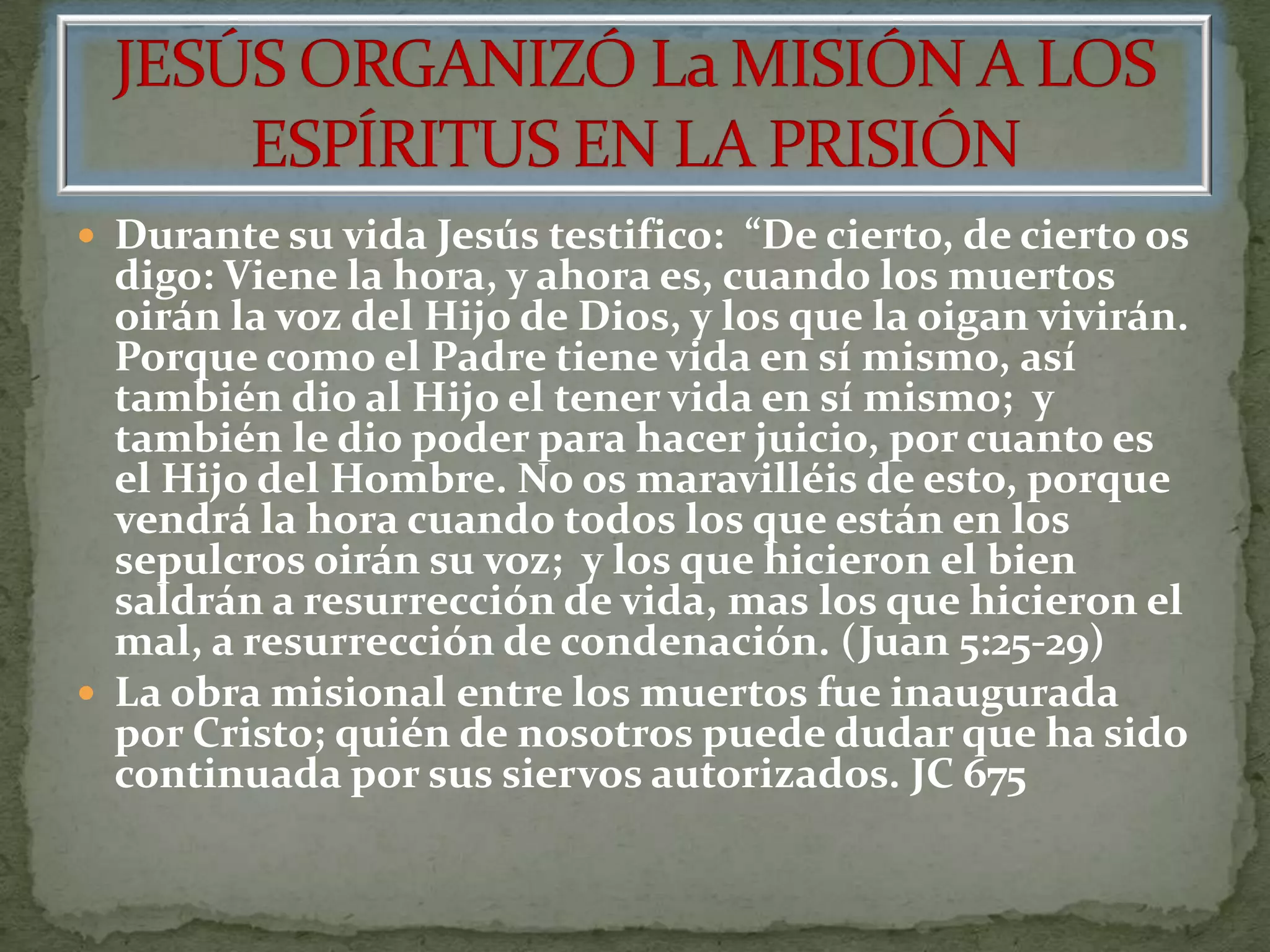 Jesus the Christ in SPANISH | PPTX | Christianity | Religion & Spirituality