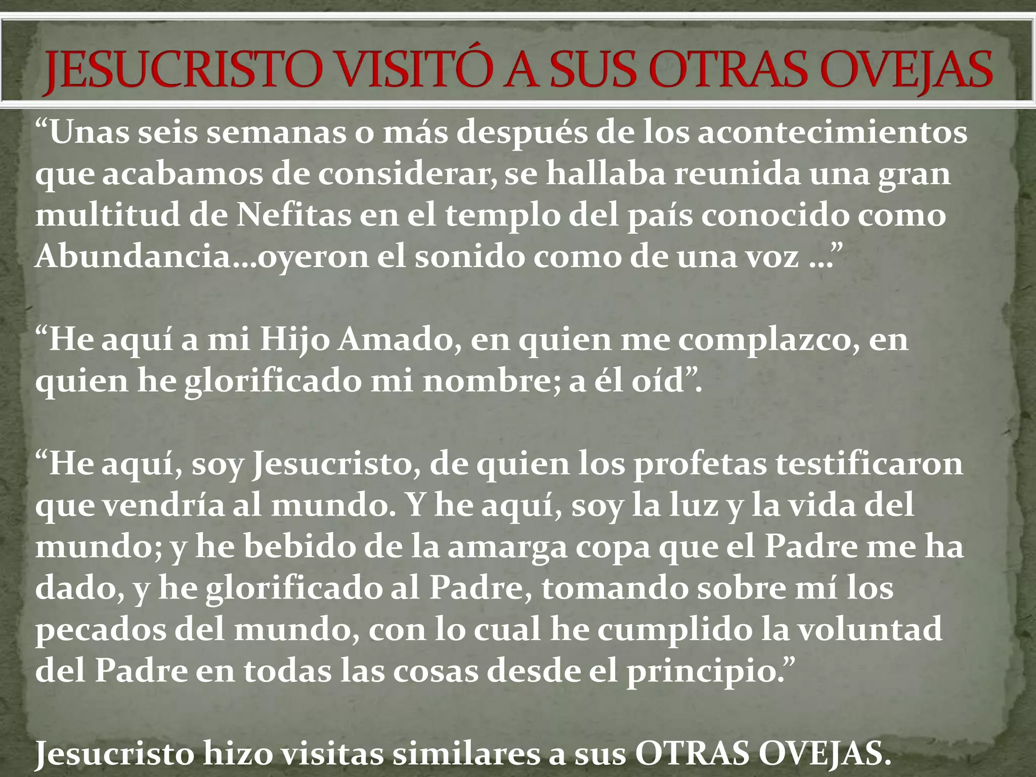 Jesus the Christ in SPANISH | PPT
