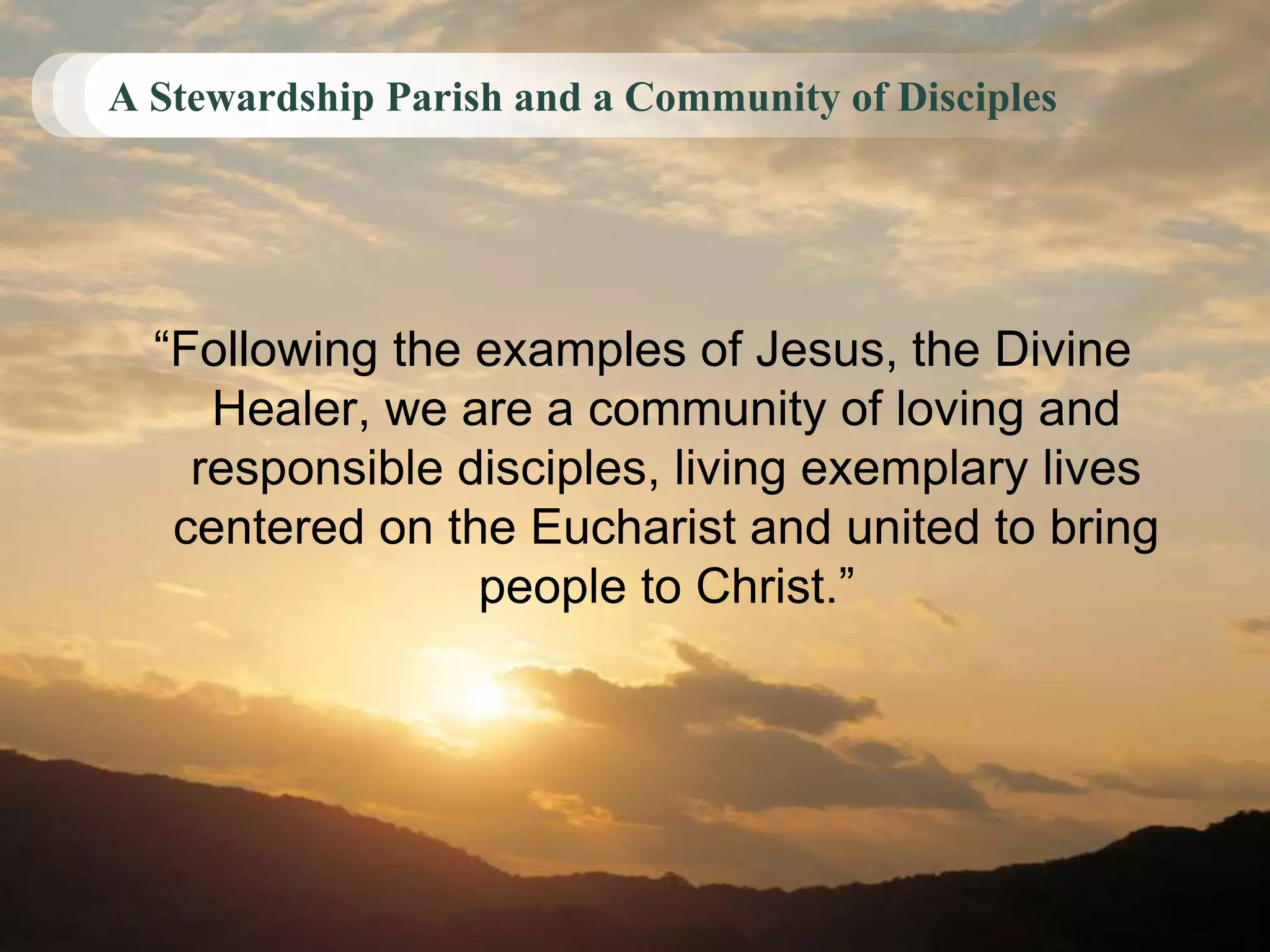 Jesus the divine healer parish | PPTX