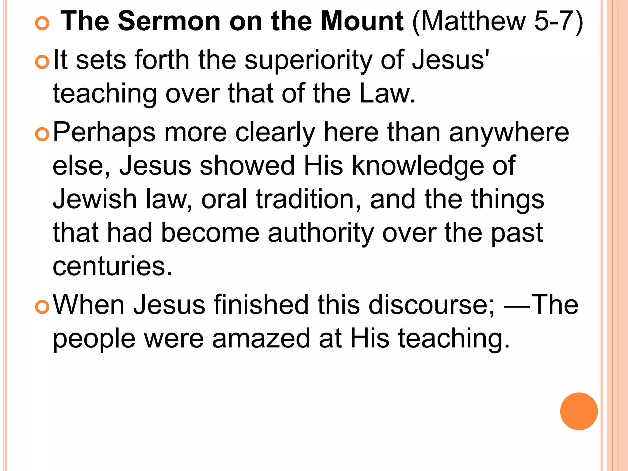 Jesus the master teacher | PPTX