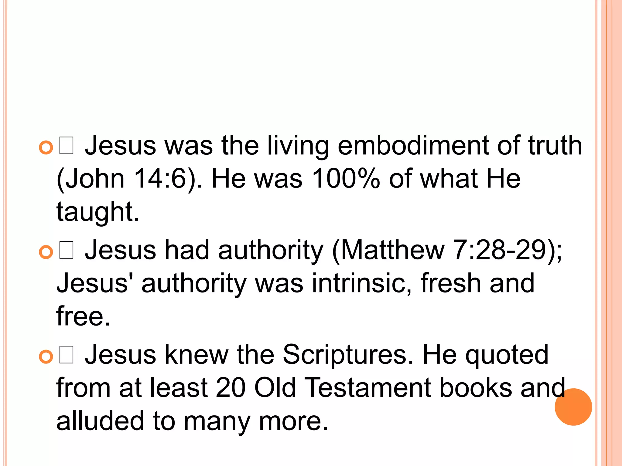 Jesus the master teacher | PPTX