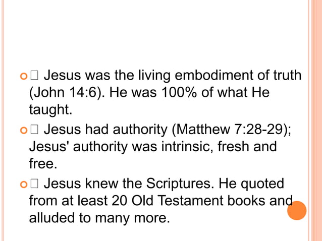 Jesus the master teacher | PPTX