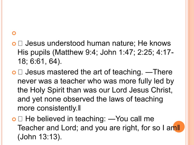 Jesus the master teacher | PPTX