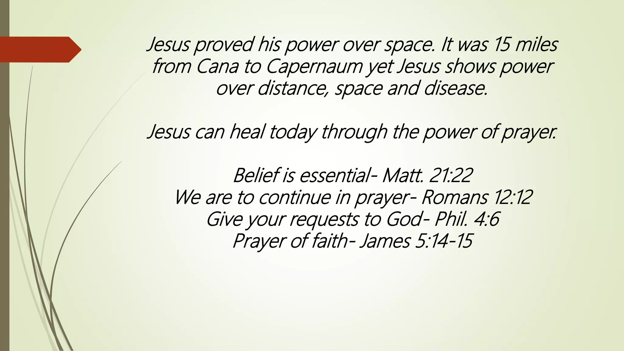 Jesus the powerful son of god | PPT