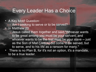 Jesus The Premiere Leader | PPT | Christianity | Religion & Spirituality
