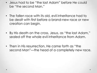 Jesus the second man | PPT
