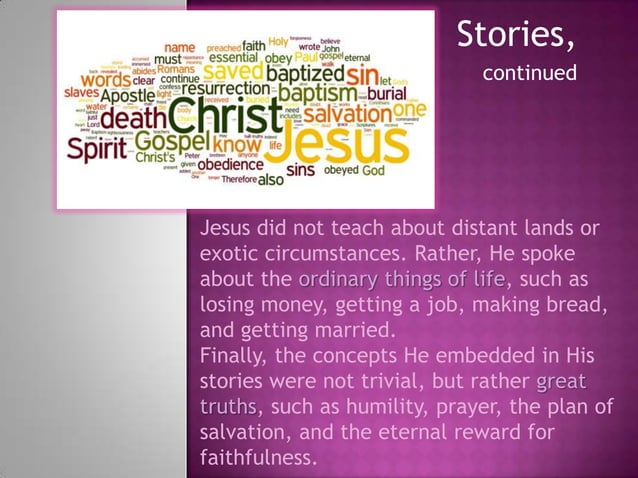 Jesus the teacher...lessons from the Master Teacher | PPTX