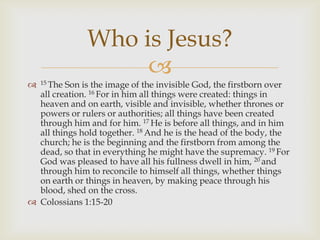 Jesus – ultimate christmas gift online version | PPTX | Christianity ...