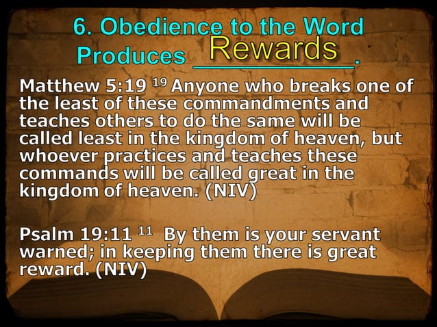 Jesus Values The Word Of God | PPT