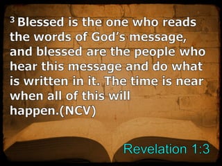 Jesus Values The Word Of God | PPT