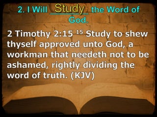 Jesus Values The Word Of God | PPT