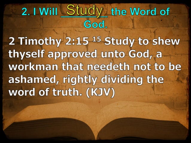 Jesus Values The Word Of God | PPT