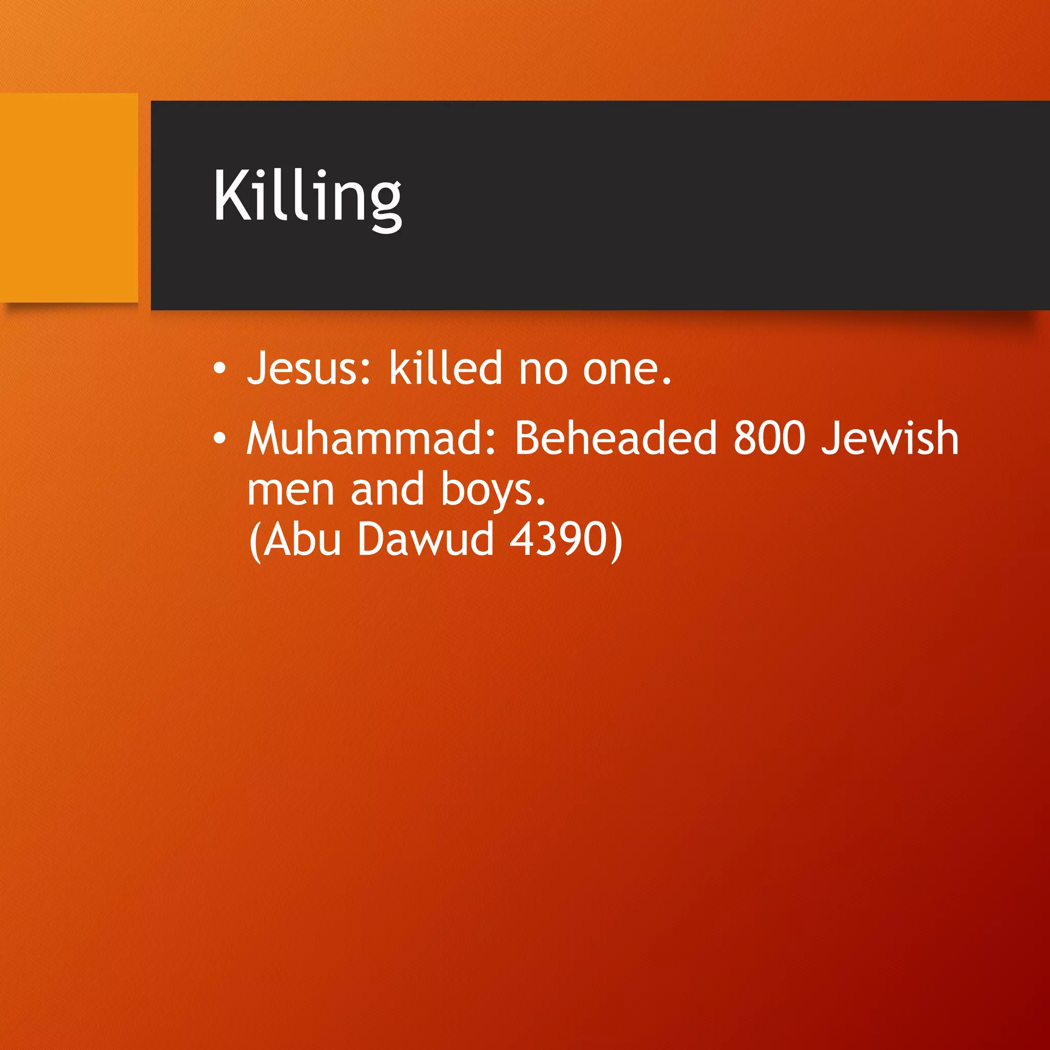 Jesus vs muhammad | PPTX | Christianity | Religion & Spirituality