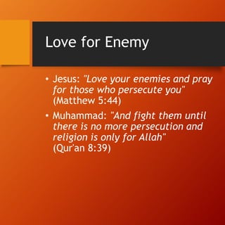 Jesus vs muhammad | PPTX | Christianity | Religion & Spirituality